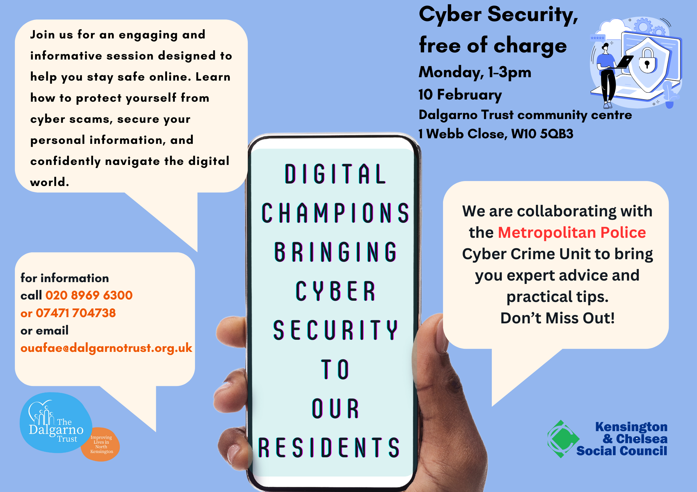 Cyber Security is Back - New session coming up! - The Dalgarno Trust